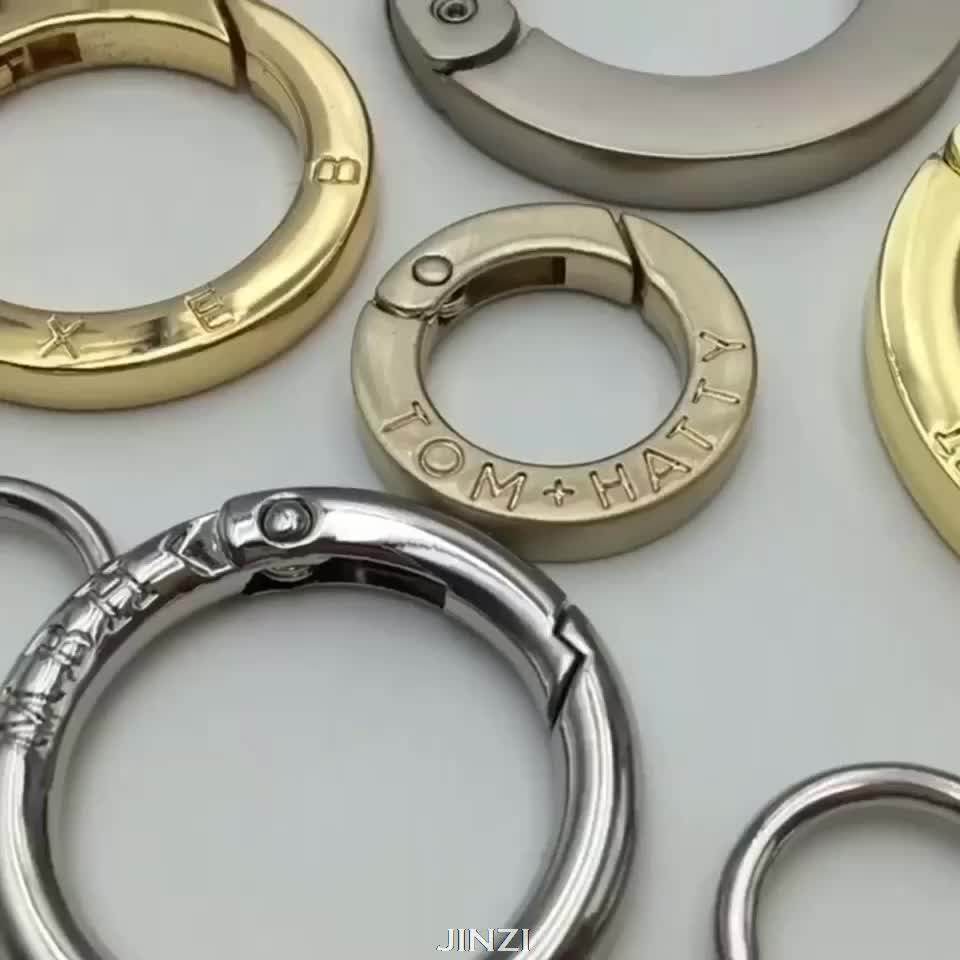 High Quality Metal Clasps Open Gate Ring For Handbags/purses - Buy ...