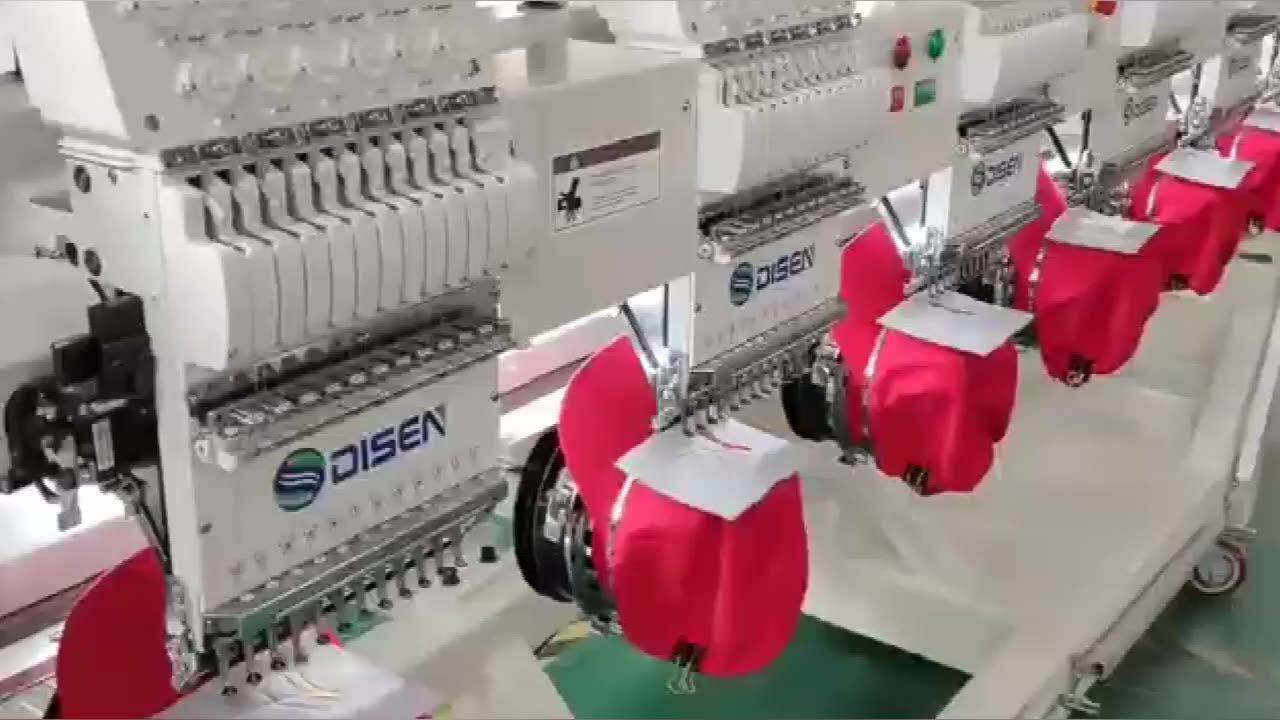 Customized Automatic Flat 400mm*1000mm Cap T-shirt Hat Sequin Cording ...