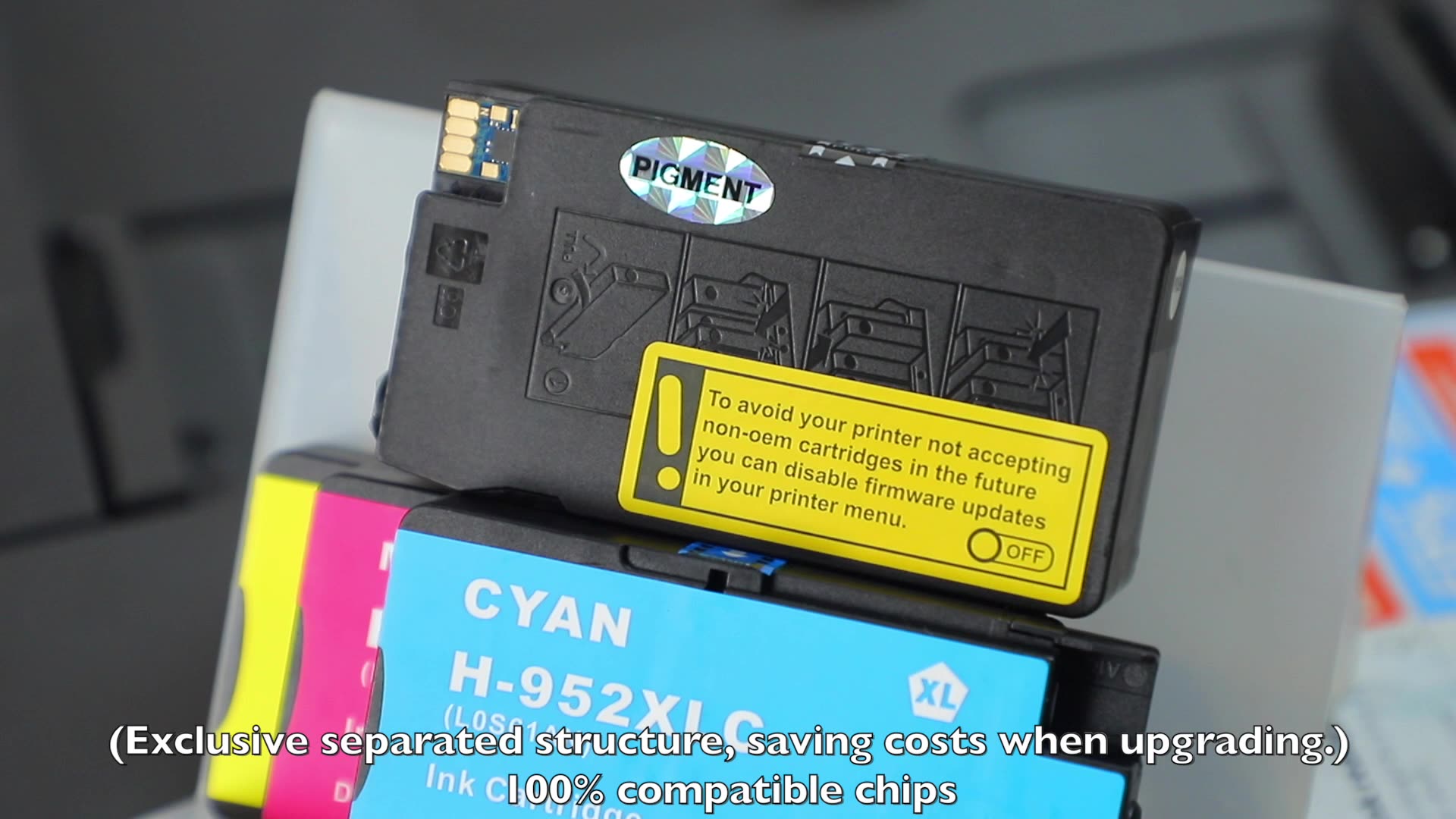 Ink-power 712xl 3ed71a Xl 712 Premium Color Cartucho Inkjet Ink ...