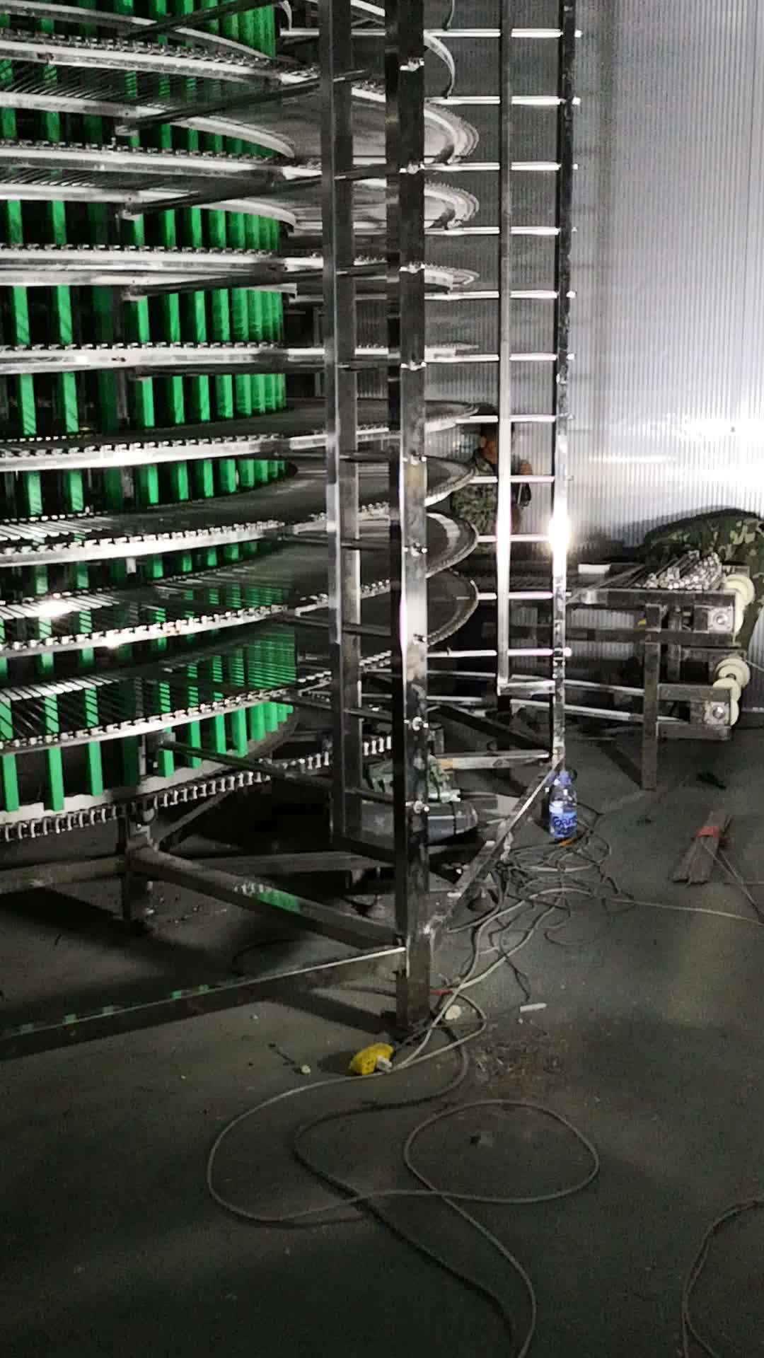 Baking Assistant Spiral Tower Cooling Tower Tunnel 304 Stainless Steel ...