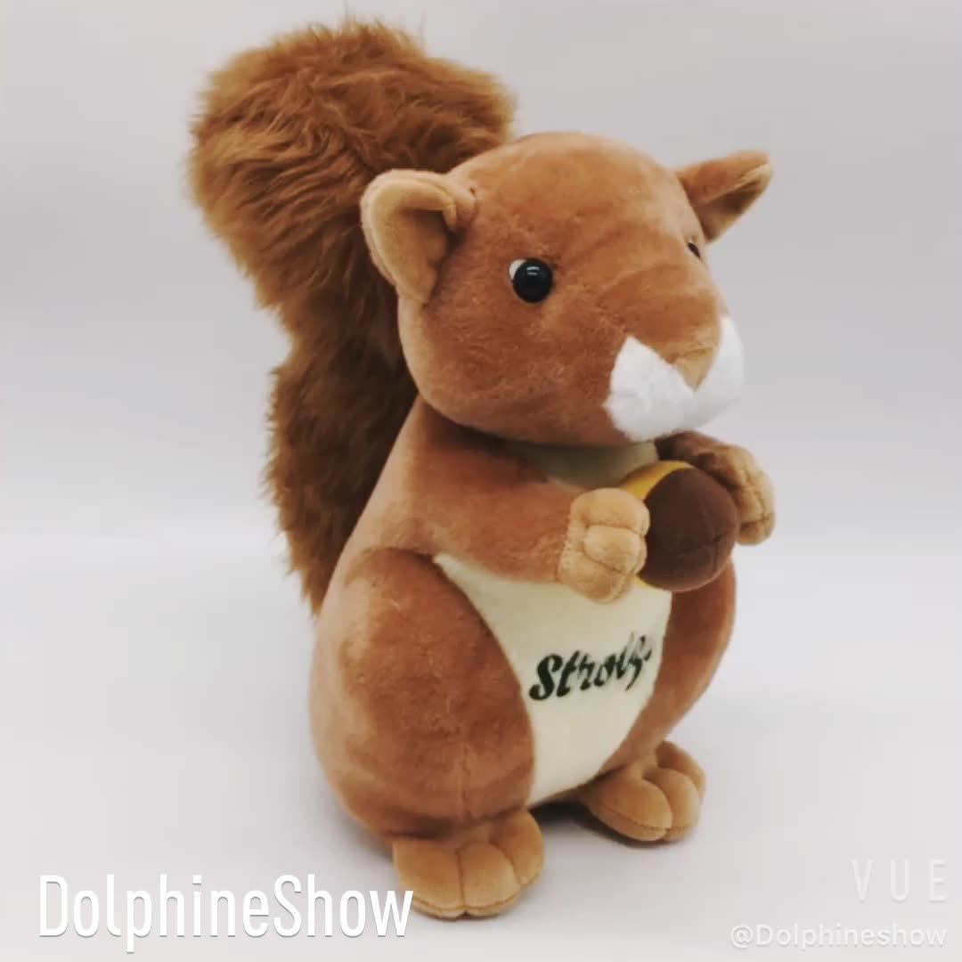 Promotional Stuffed Animal Squirrel Embroidered Logo Mascot Gifts ...