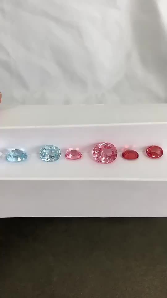 Wholesale Price Lab Grown Sapphire Paparacha Paraiba Emerald Ruby Loose ...