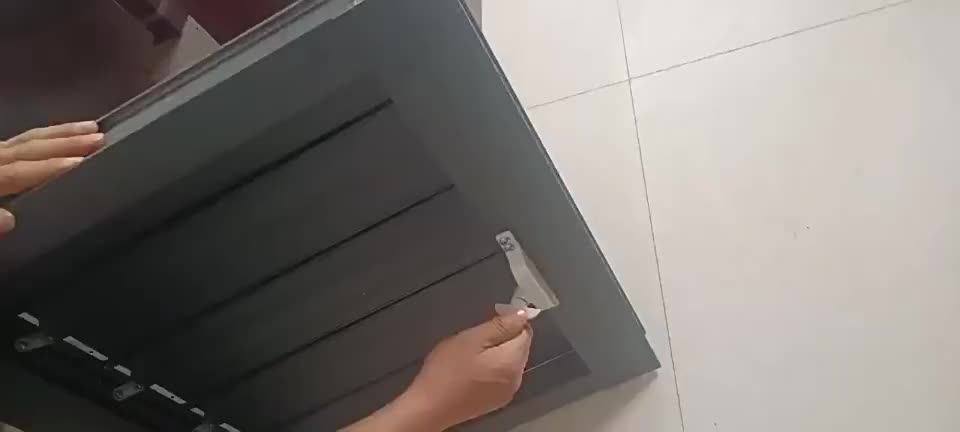 Exterior Wall Ventilation Louver Aluminum L-slot Rain Proof Air Vent ...