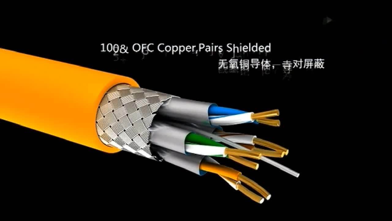 Cat7 Sftp Shielded Lan Cat7a 1200mhz 22awg 23awg 1000mhz Lszh Cat6a ...
