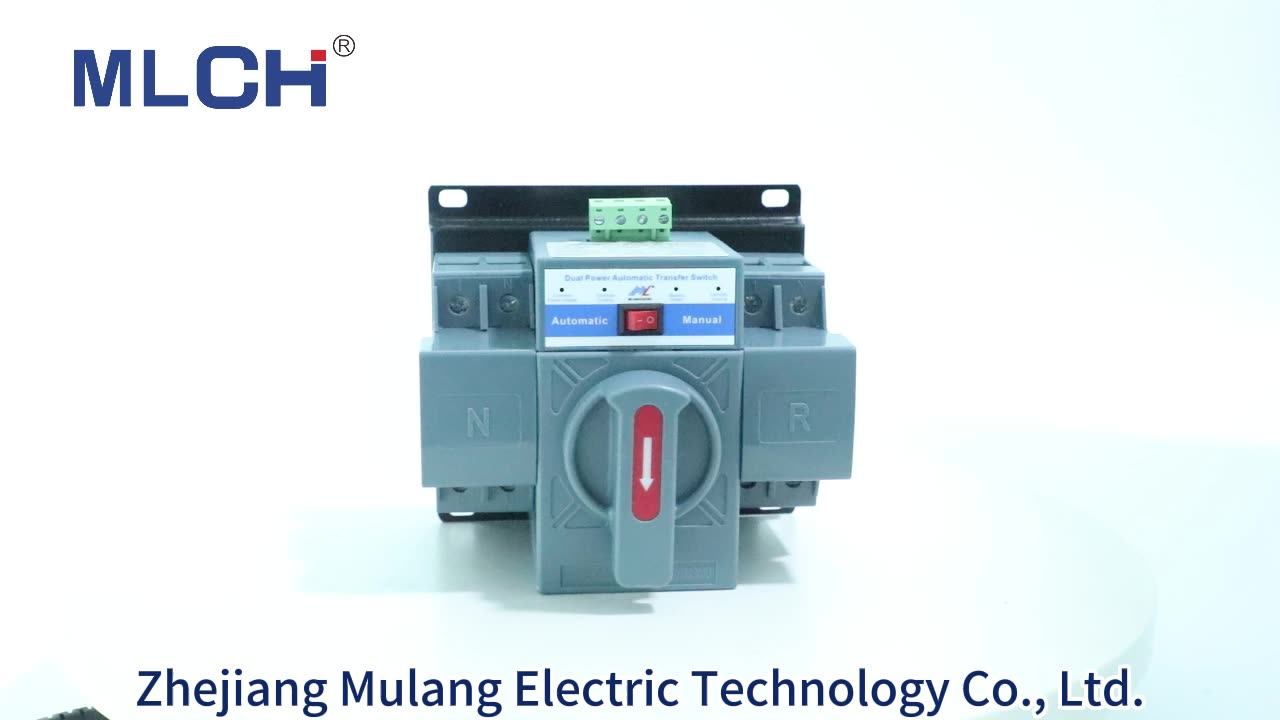 Ats 4p 60a 80a 100a Automatic Transfer Switch Ac 220v 380v 3 Phase 160a ...