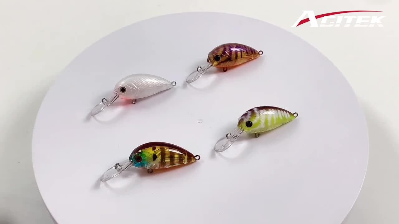Small Crank Bait Japan Floating Fishing Minnow Lure Custom Fishing Lure ...