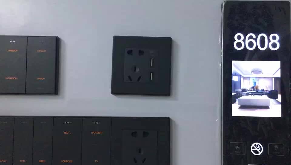 Rs485 220v Hotel Smart Switch Doorplate Switch With Do Not Disturb ...