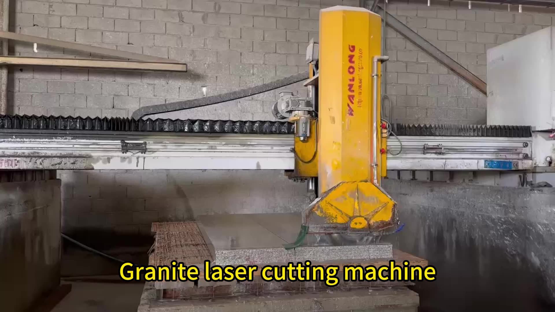 Granite Marble Kitchen Countertop Bridge Saw Cutting Machines Wanlong ...