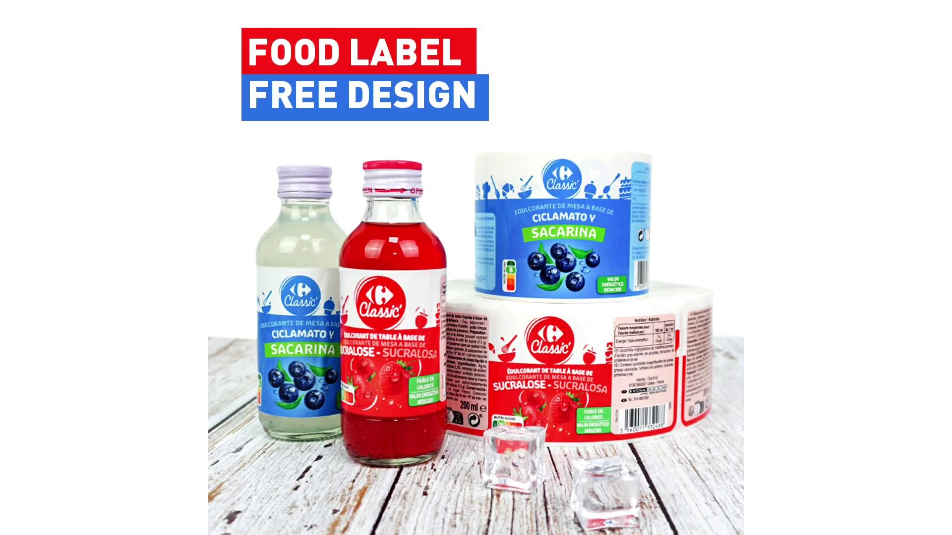 Custom Beverages Pp Stickers Lamination Printed Labels For Water Bottle ...