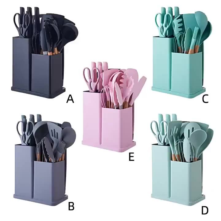 Kitchenware Set Nice Looking 2023 New Style Black Pink Green Luxury ...