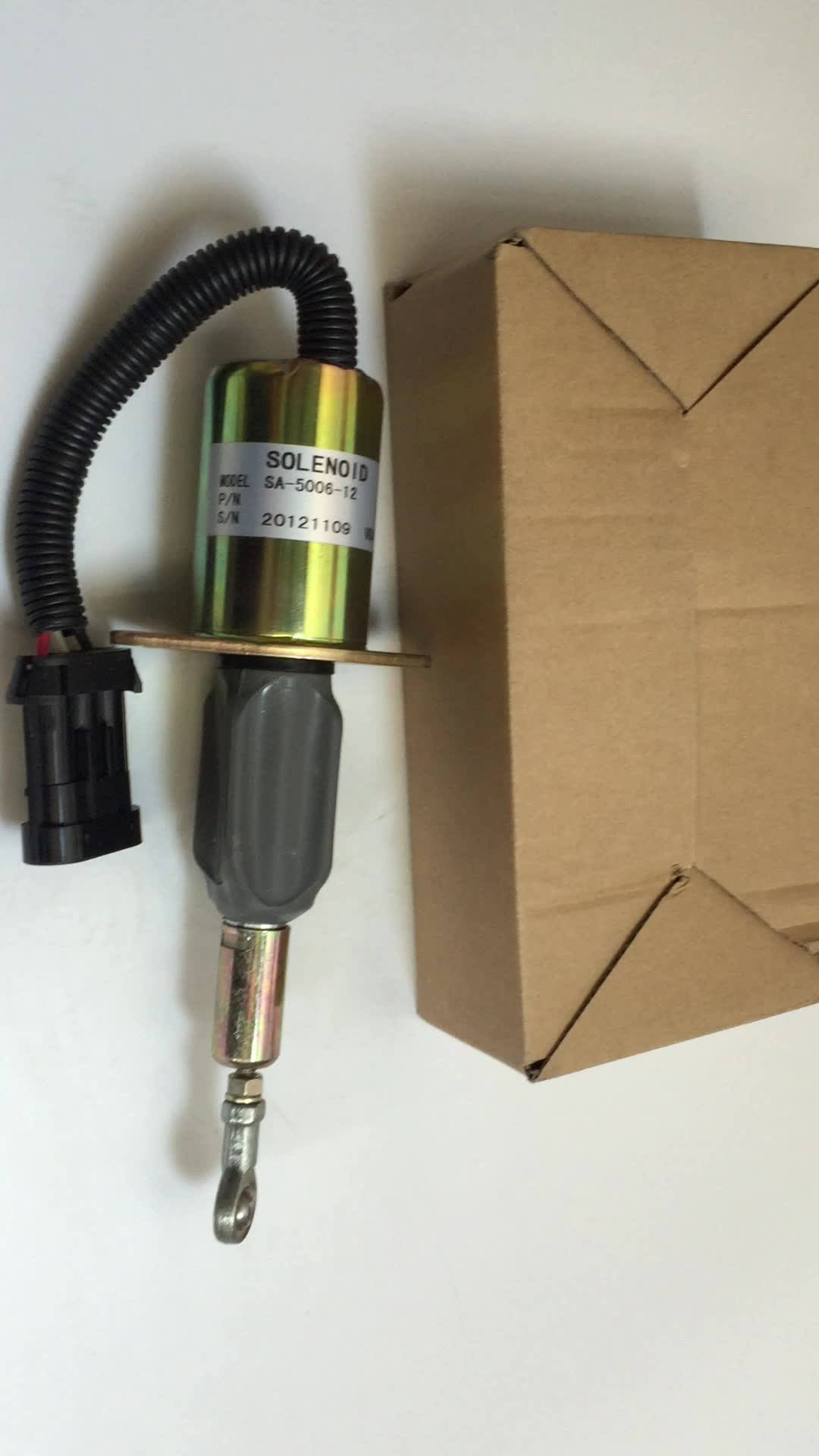 Brand New Push Pull Type Solenoid 12v 3964621 Sa-5006-12 For Skid Steer ...