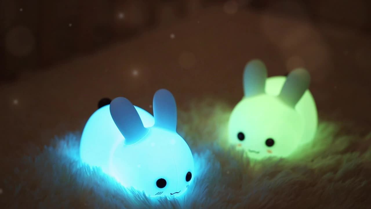 Mini Lovely Rechargeable Led Soft Touch Silicone Night Light For Kids ...