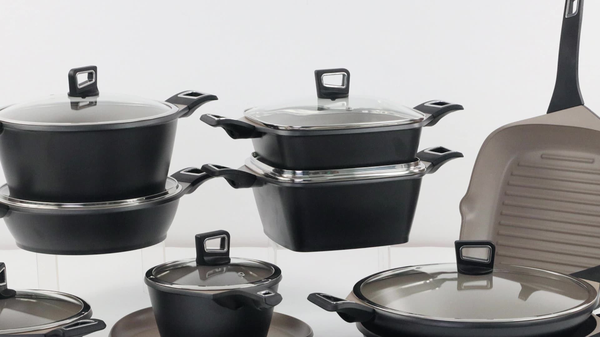 Nicecooker Oem Eyesi Series 16pcs Aluminum Die Cast Ptfe Free Non Stick ...