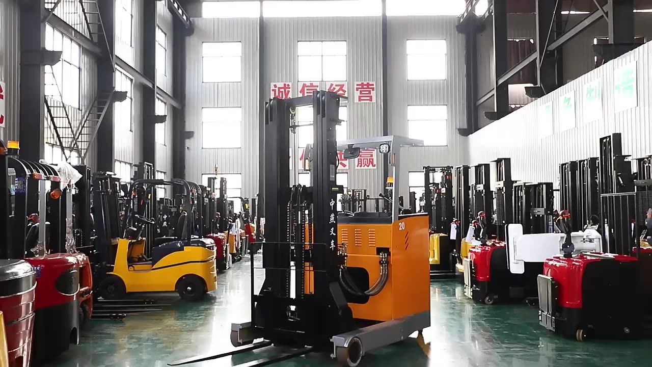 Kad Electric Reach Forklift Narrow Aisle Stand Up Sit Down Reach Truck ...
