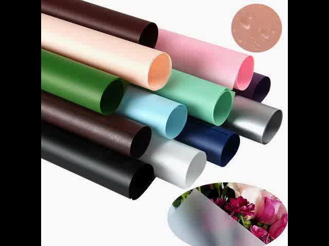 Rolls Color Flower Wrapping Silk Paper Net Yarn Material Waterproof ...