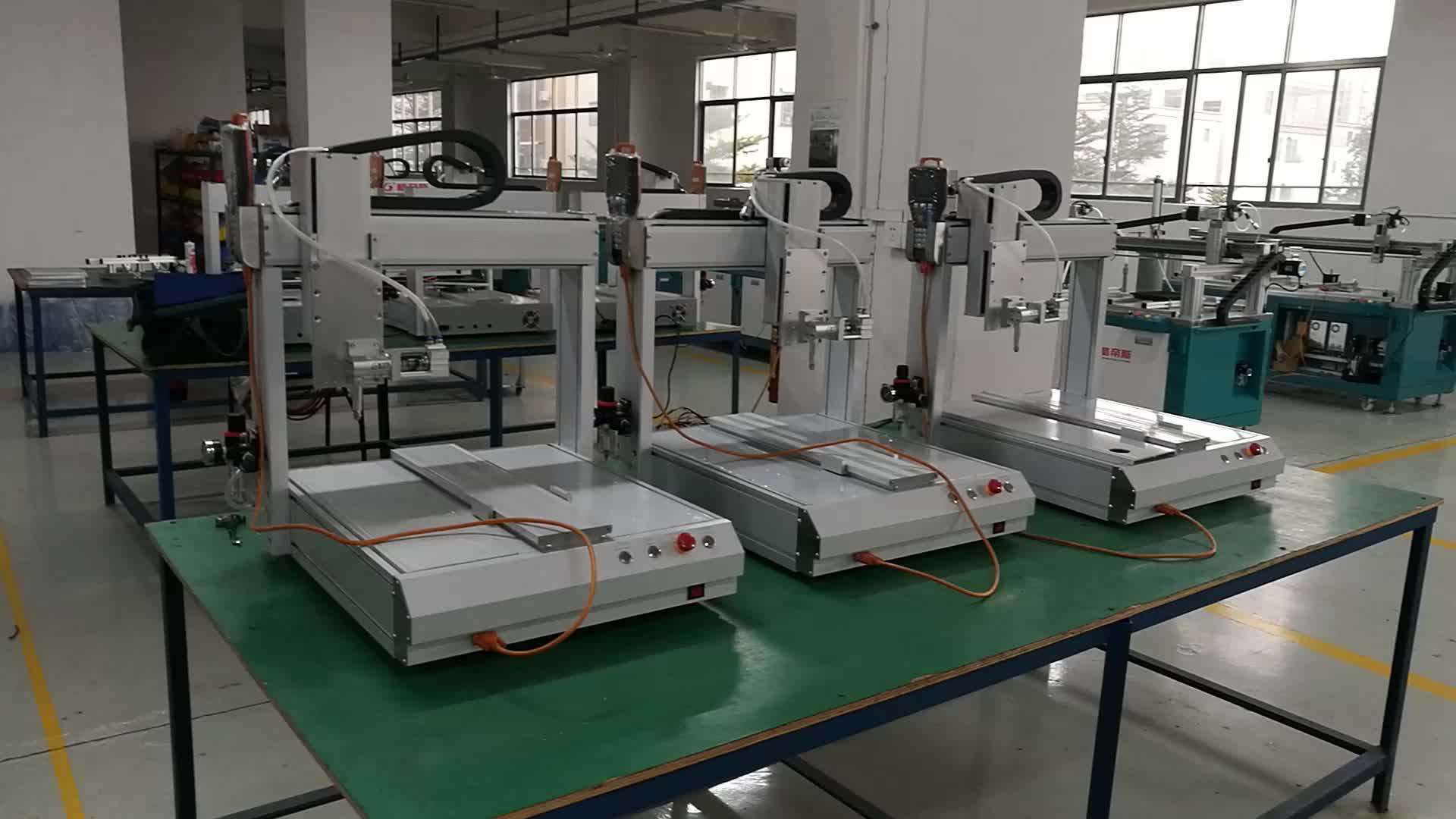 Three-axis Silicone Dispensing Machine For Flood Light Automatic Glue ...
