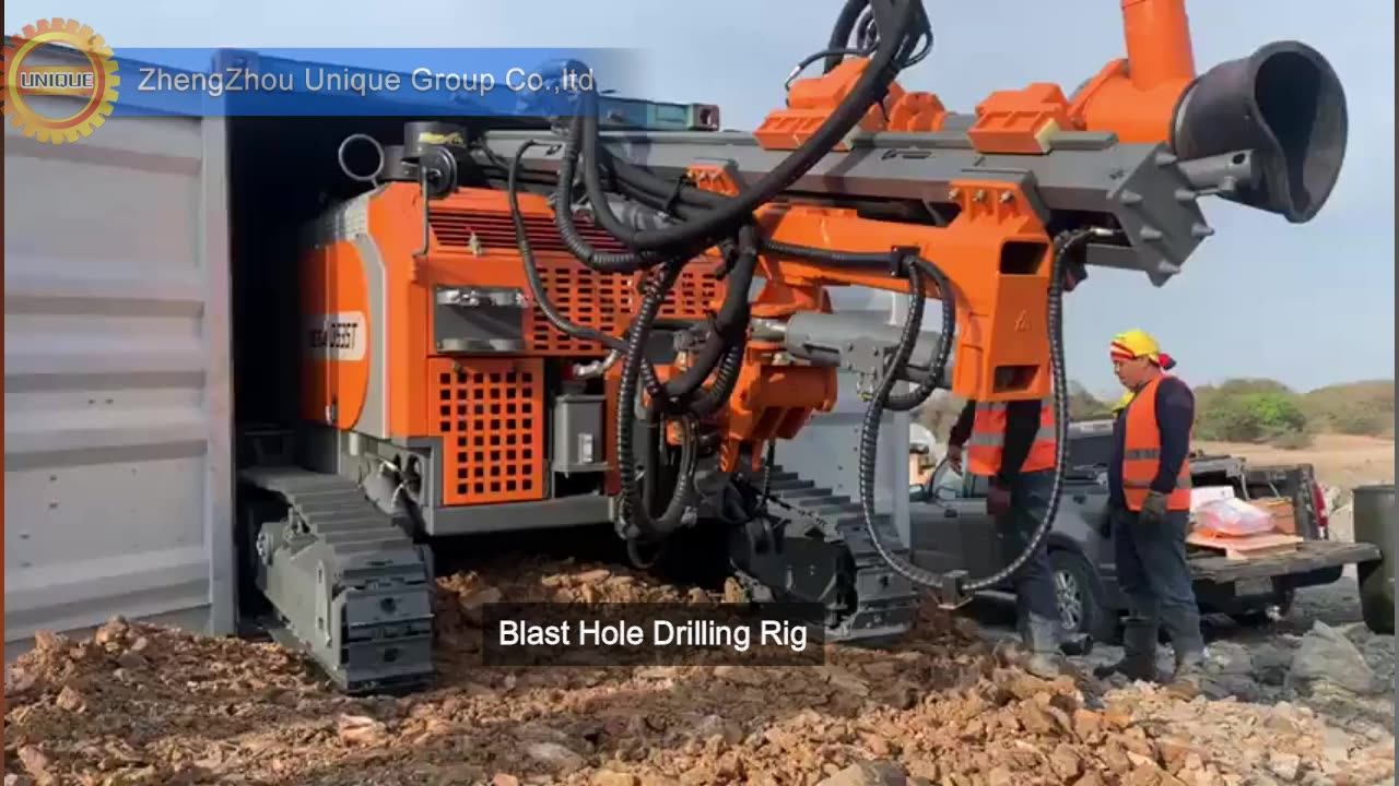Crawler Down-the-hole Drilling Rig Yx-420 Top Hammer Full Hydraulic ...