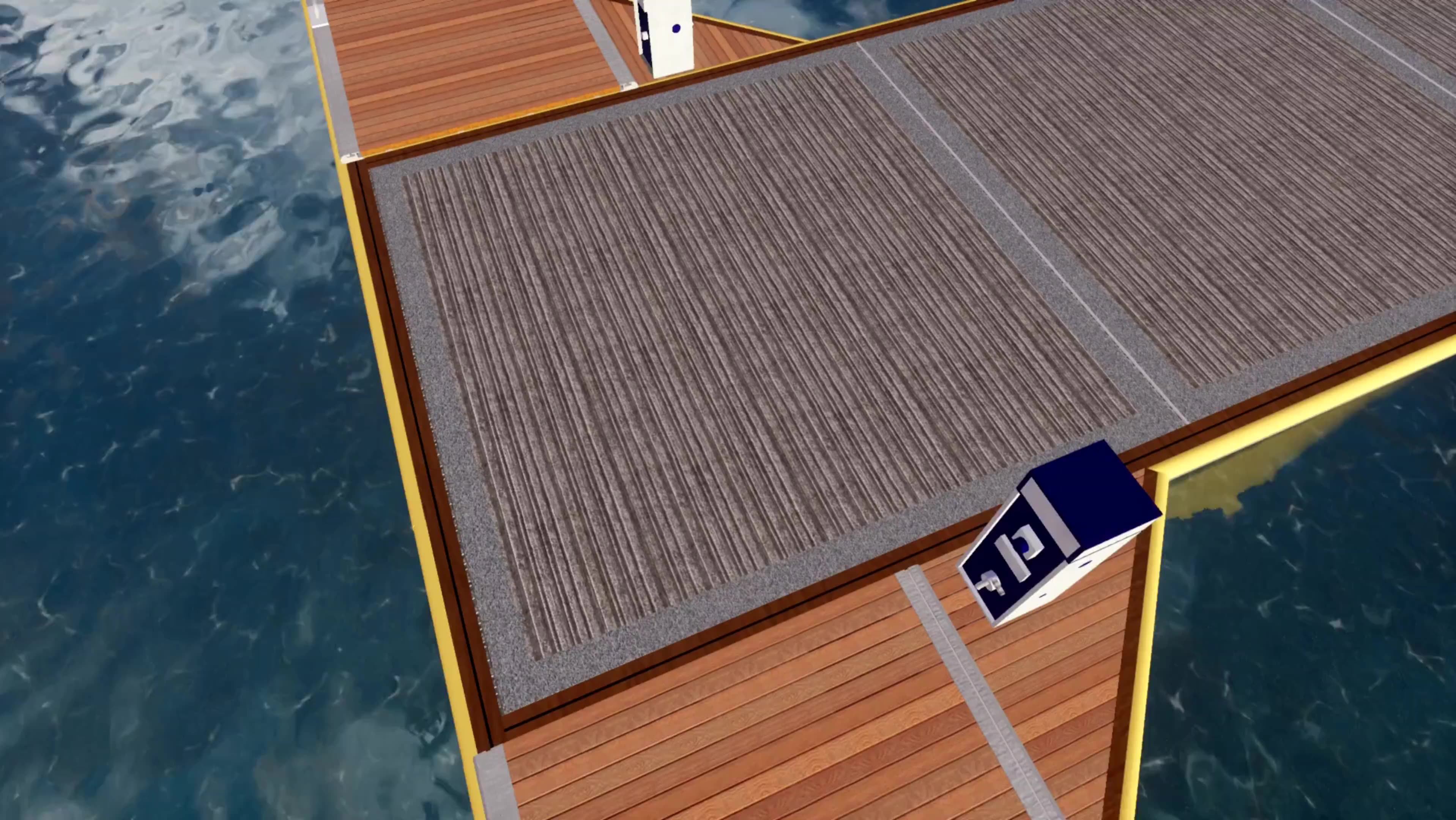 Aluminum Floating Dock And Pontoon Customized Anti-corrosion ...
