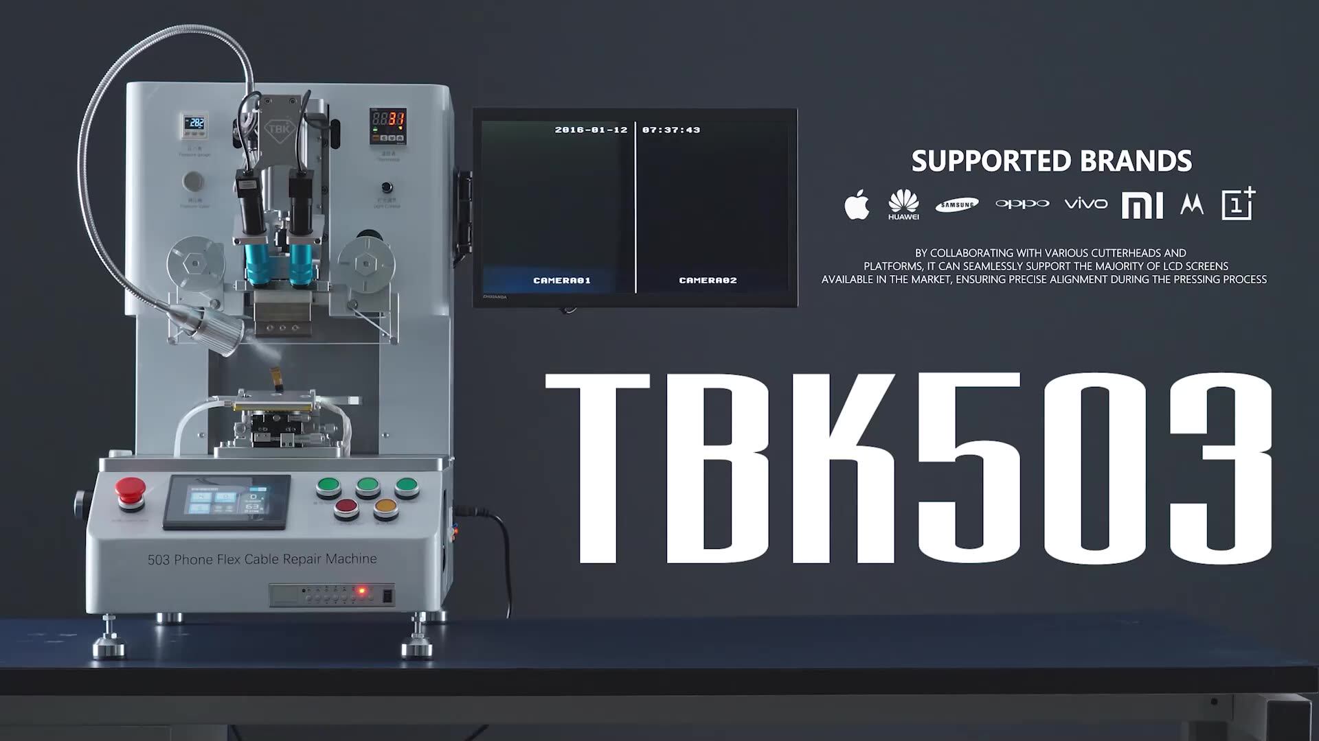 Tbk 503 Flex Bonding And Constant Temperature Press Machine New Motor ...
