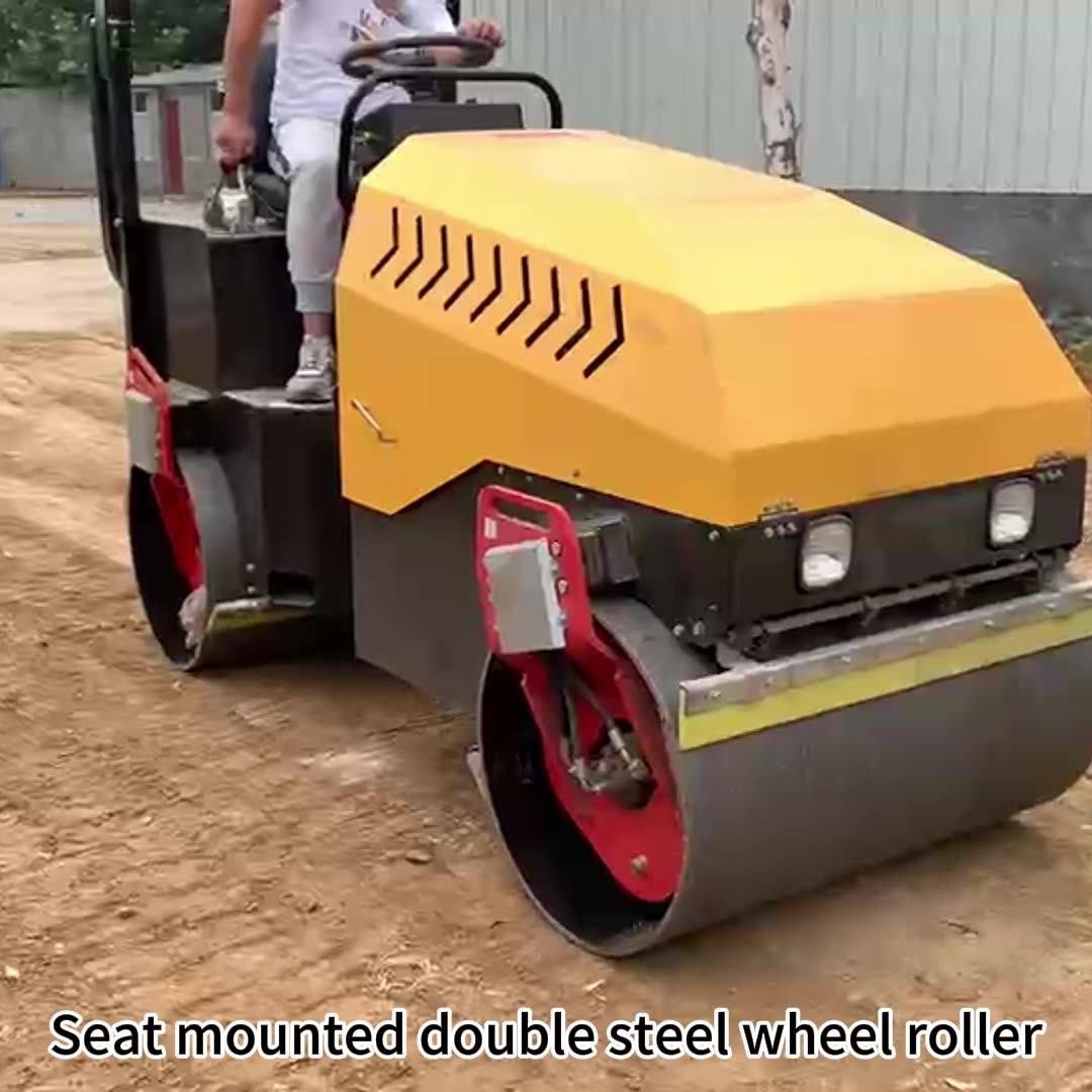 10 Horsepower Diesel Sitting Vibration Roller With A Wheel Width Of ...