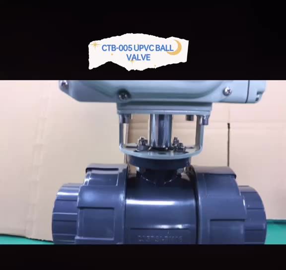 220v Electric Upvc Valve Ctb-005 50nm Dn50 Plastic 2 Way 12v 24v 2 Inch ...