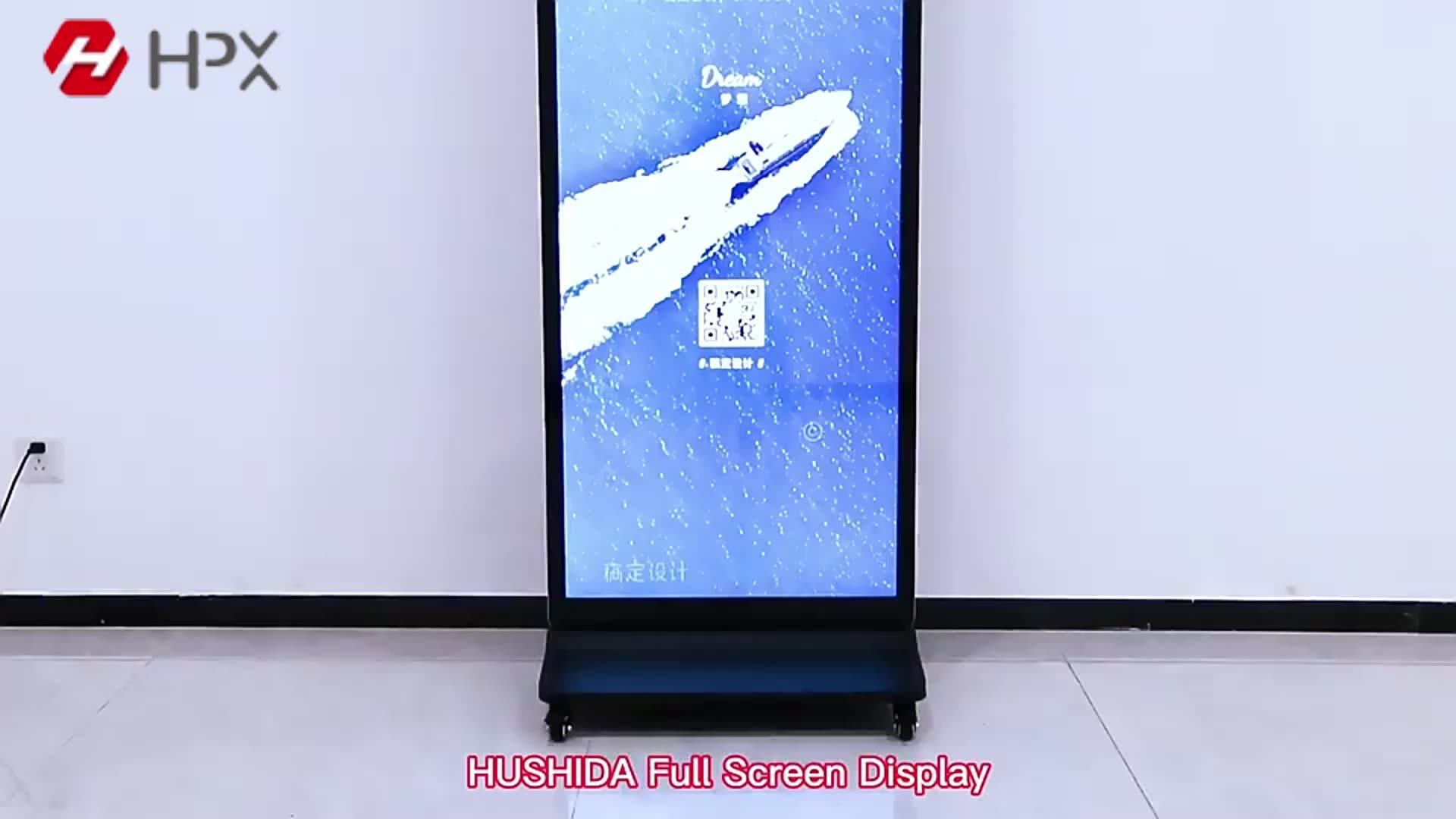 70" 75 Inch Full Screen Vertical Kiosk Digital Signage And Display ...