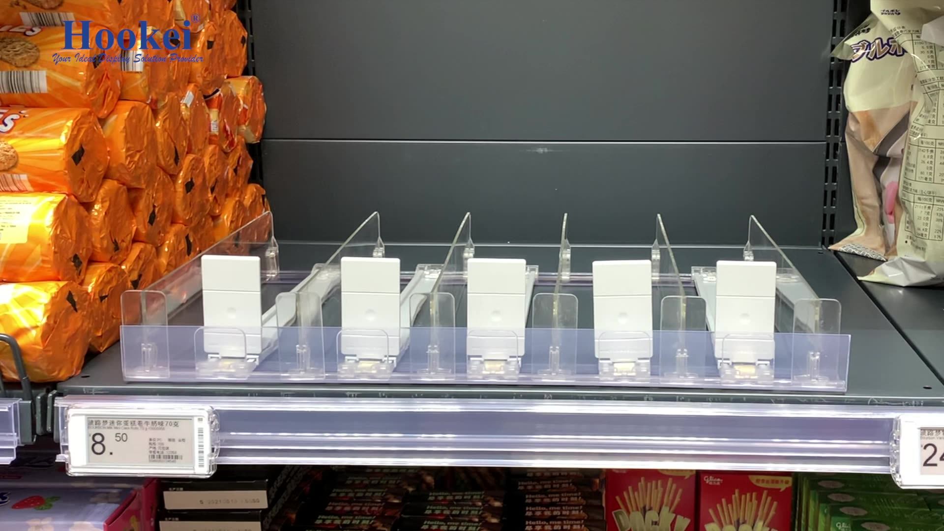 Supermarket Shelves Shelf Drink Pusher Organizer Pusher Convenience ...