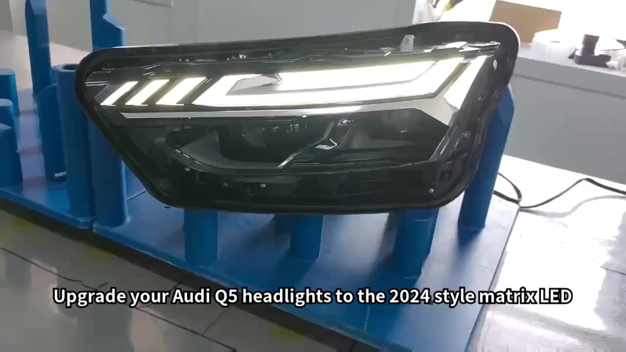 Upgrade To The 2024 Style Matrix Led Headlamp Headlight Front Lamp For Audi Q5 Head Lamp Head ...