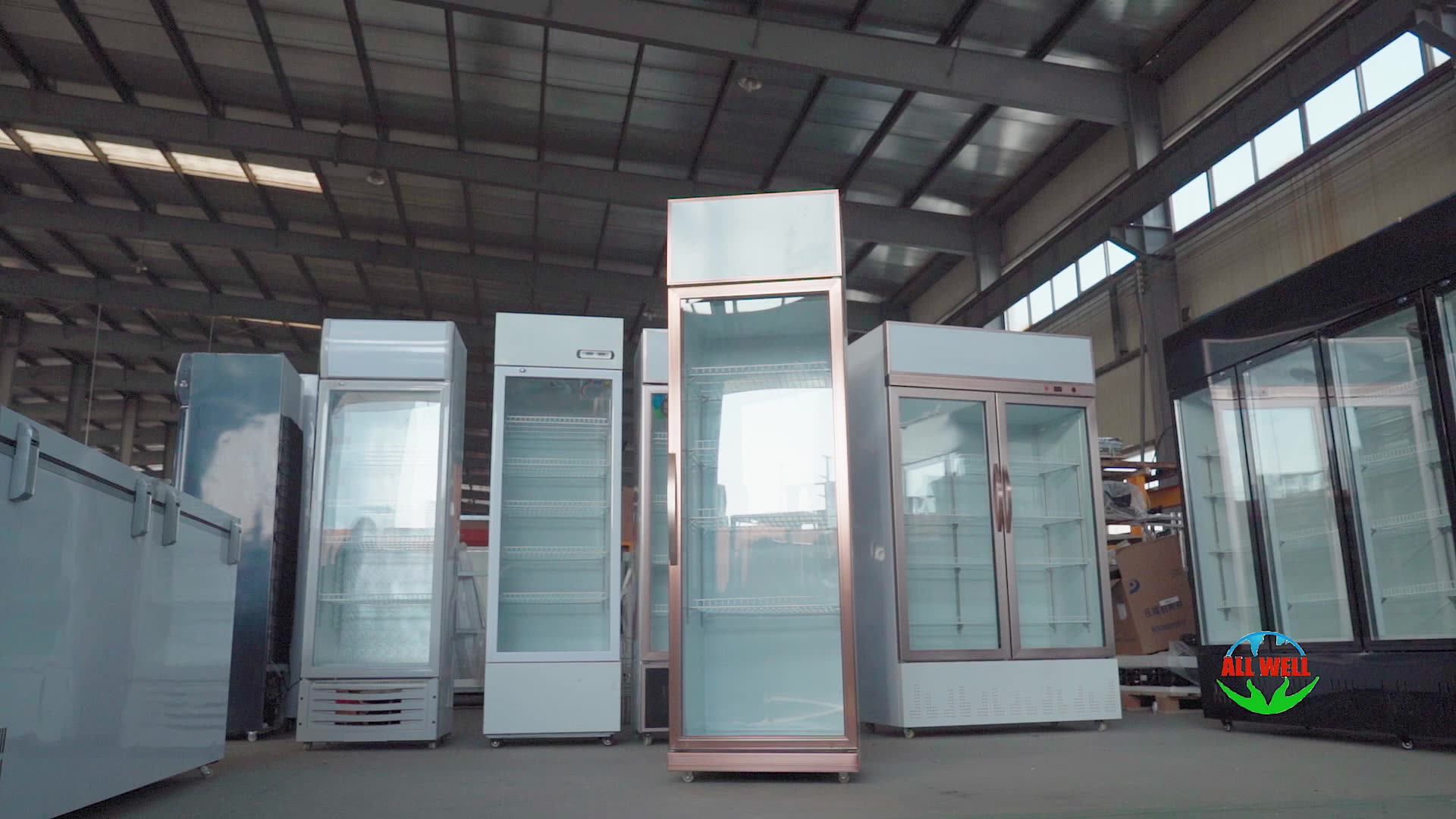 200l Single Temperature Vertical Display Chiller Commercial Display Bar ...