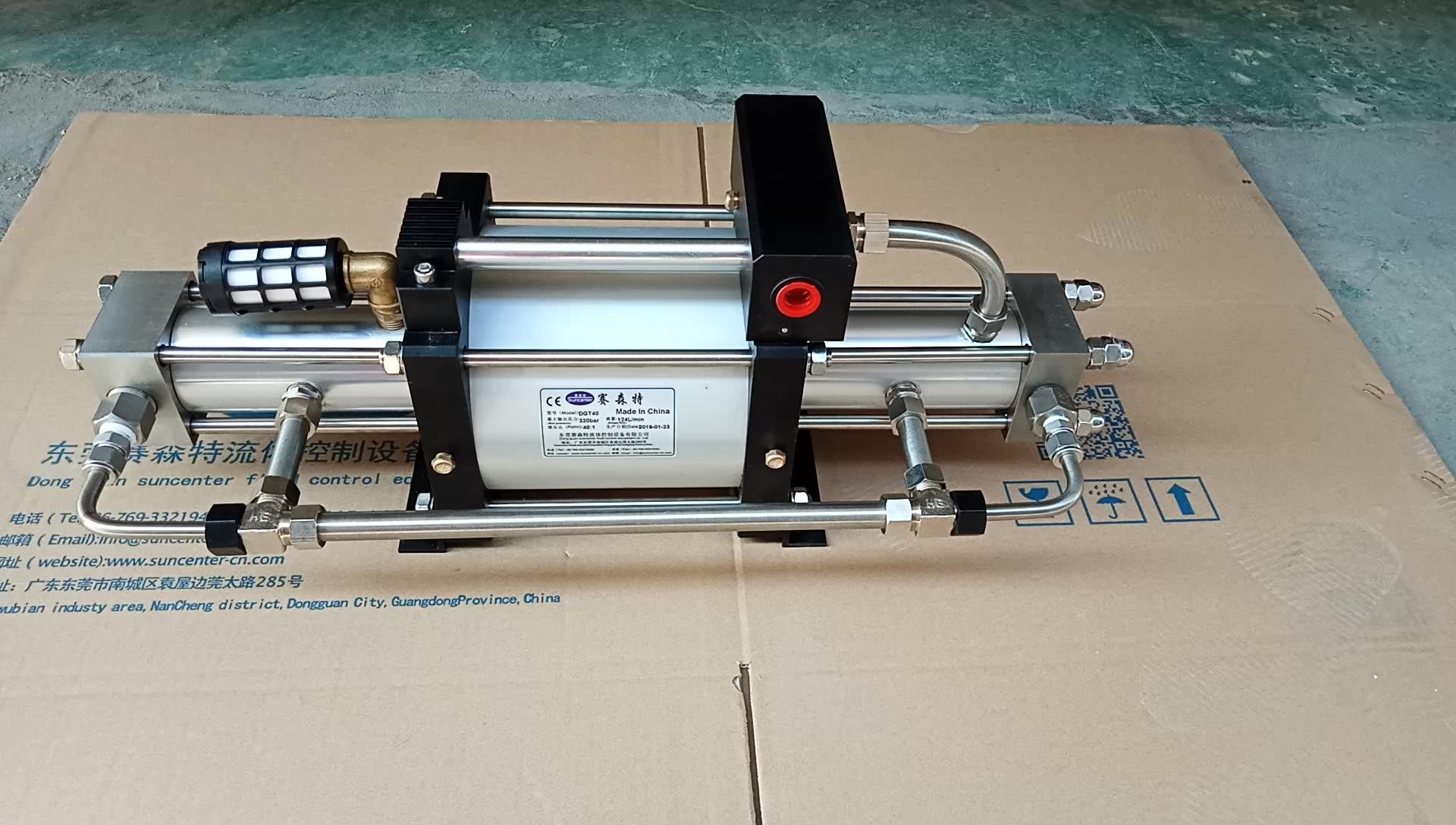 High Pressure Co2 Booster Pump Air Driven Gas Filling Pump - Buy Air ...