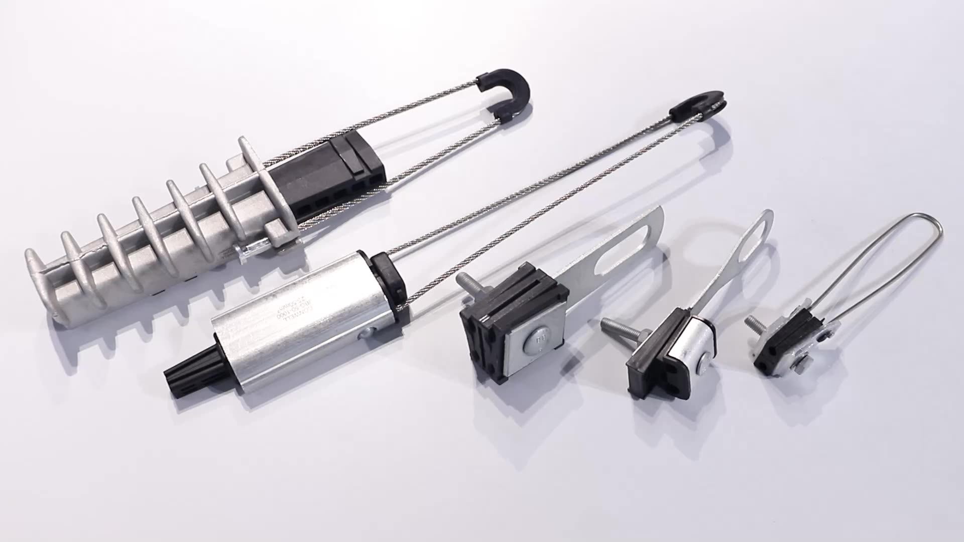 Electrical Abc Accessories Fiber Optic Drop Cable Clamp Insulation ...