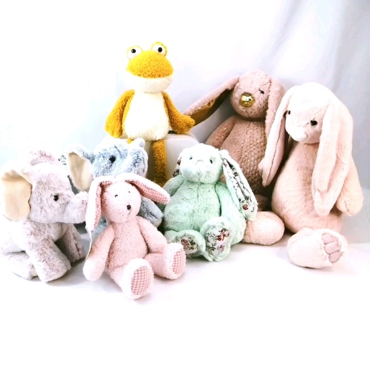 Oaini Gray Rabbit Gift For Children Christmas Gift Custom Plush Soft ...