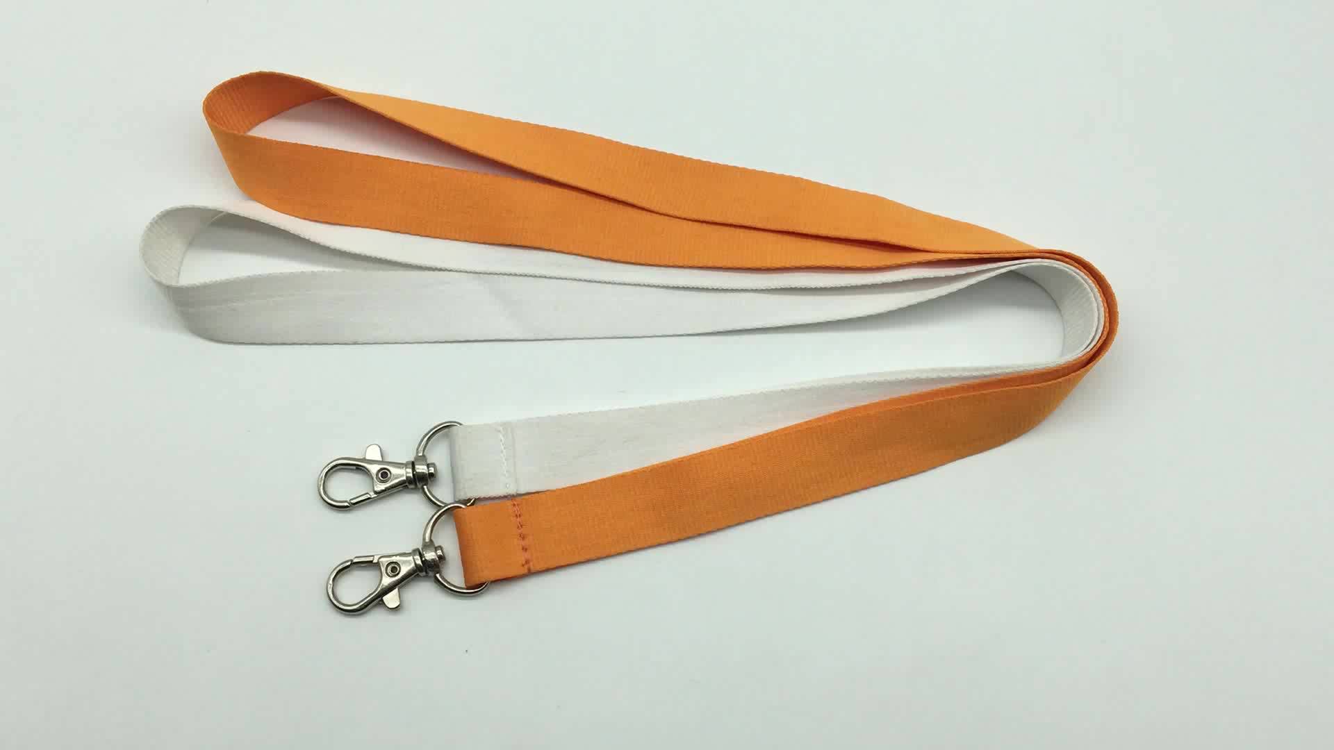 2cm Cheap White Blank Polyester Lanyards - Buy White Blank Lanyards ...