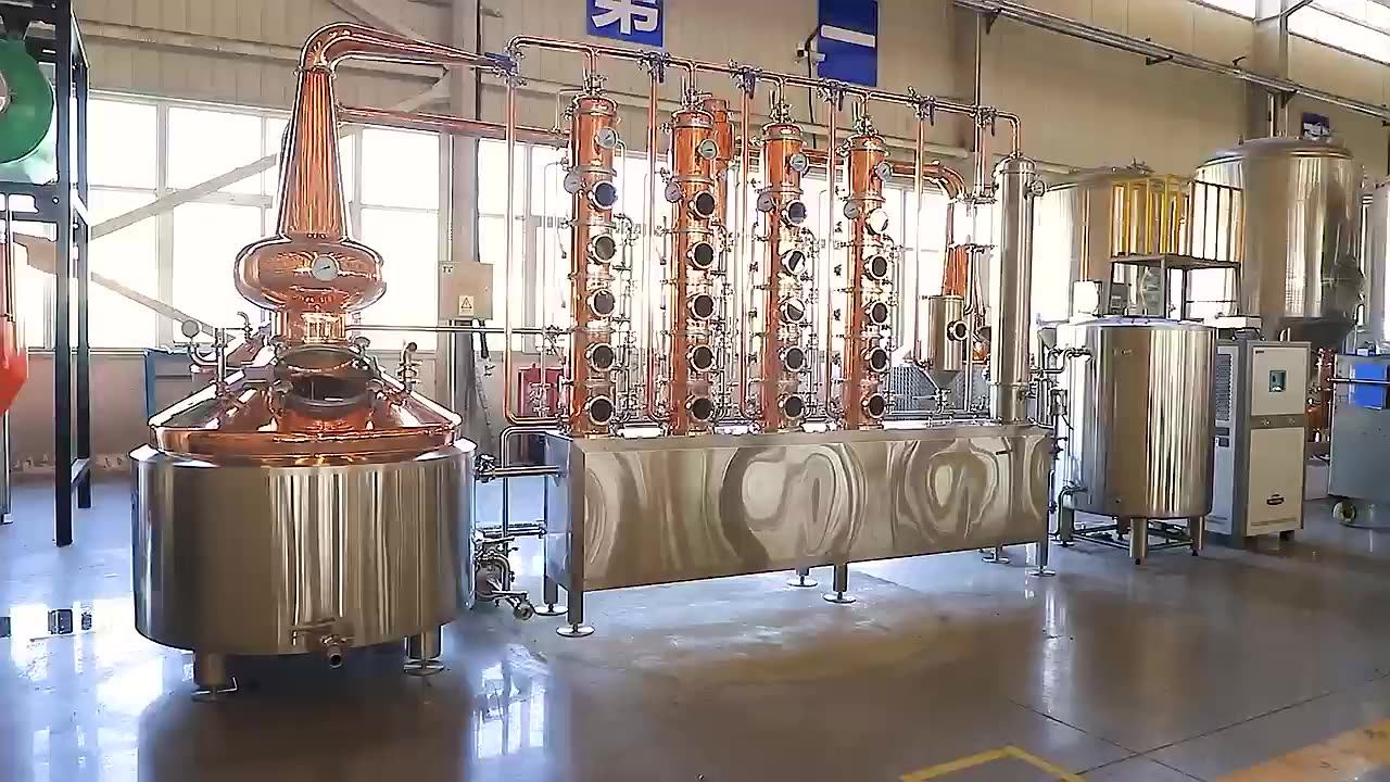 Meto 500l Distillation Column Industrial Distilling Equipment Whiskey ...