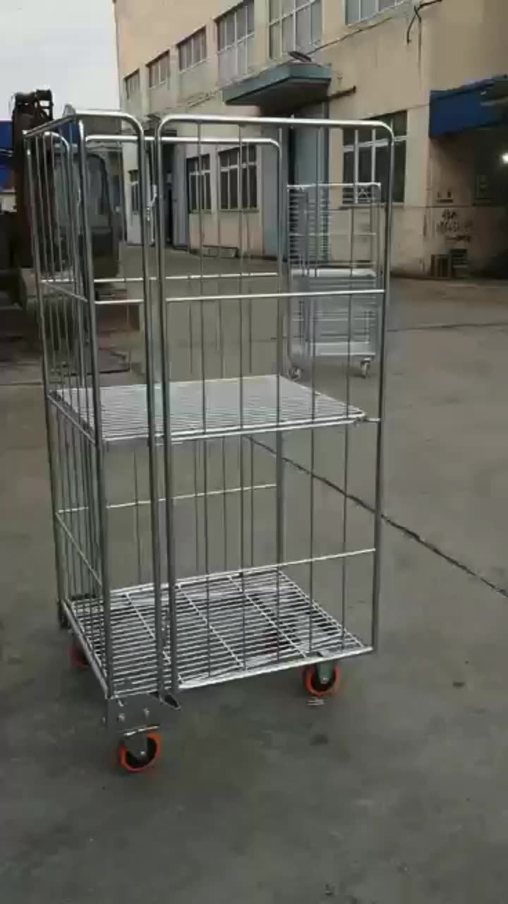 High Quality Roll Cage Containers,Steel Cargo Storage Roll Container ...