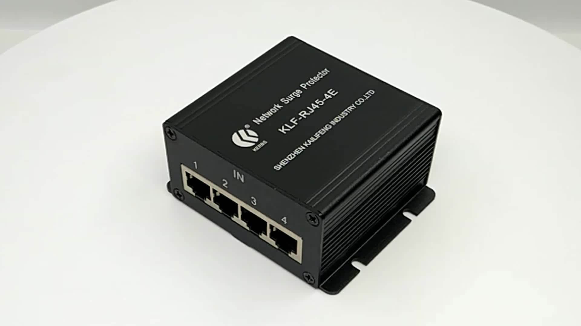 4 Ports Ethernet Rj45 Lightning Arrester For Network/routers With Ce ...