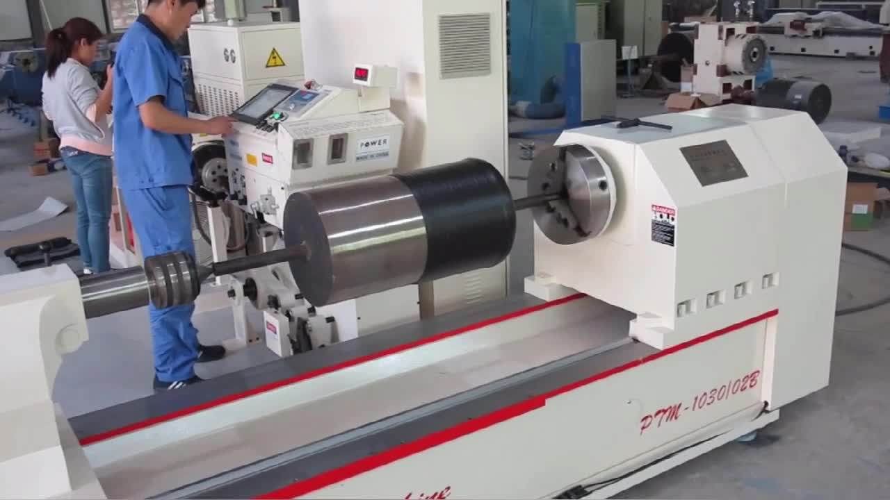 Ptm-6040 Printing Rubber Roller Covering Machine - Buy Rubber Roller ...