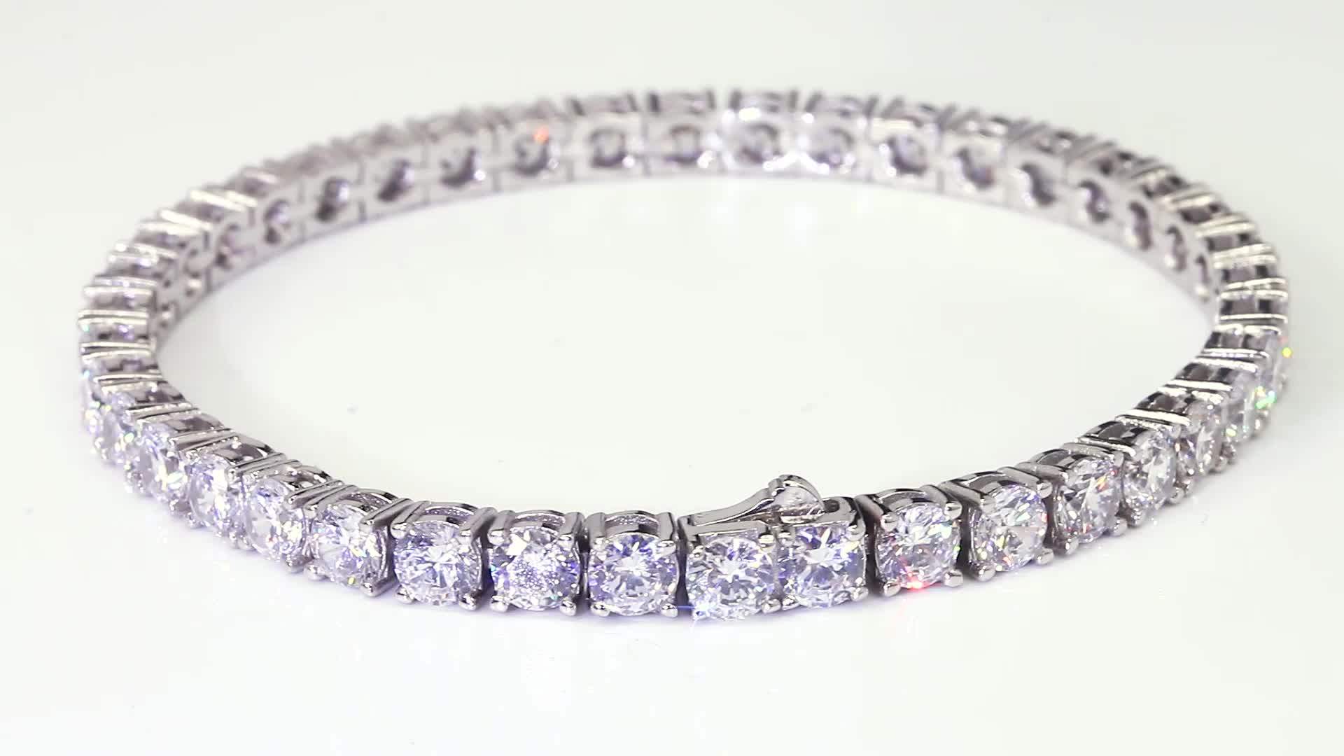 Krkc Wholesale Custom Tennis Chains 925 Sterling Silver Link Chain Hip ...