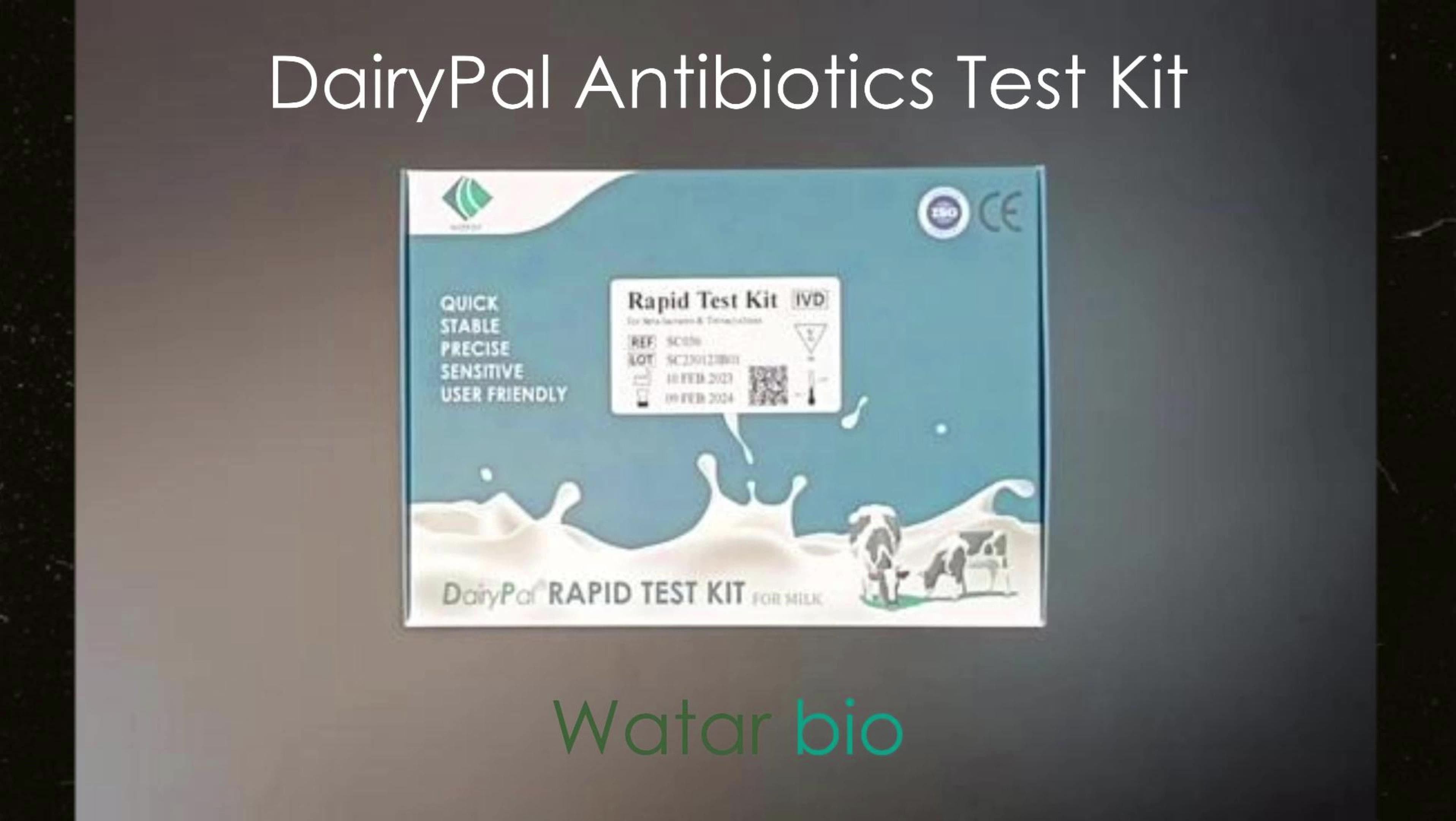 Sc093 Watarbio Milk Vancomycin Rapid Test Kit Antibiotic Residue ...