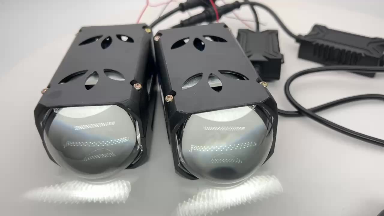 Universal 40w Mini Matrix Bi Led Projector Module 4500lm 12v Hi Low ...