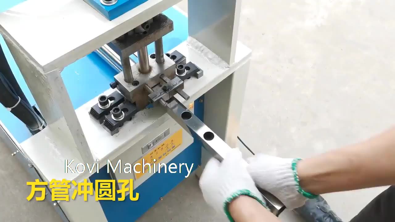 유압 구멍 펀처 사각 금속 파이프 앵글 커터 절단 노칭 기계 강관 평탄화 및 펀칭 구멍 기계 Buy 유압 구멍 펀처 사각형 금속 파이프 앵글 커터 절단 노칭 기계 강관