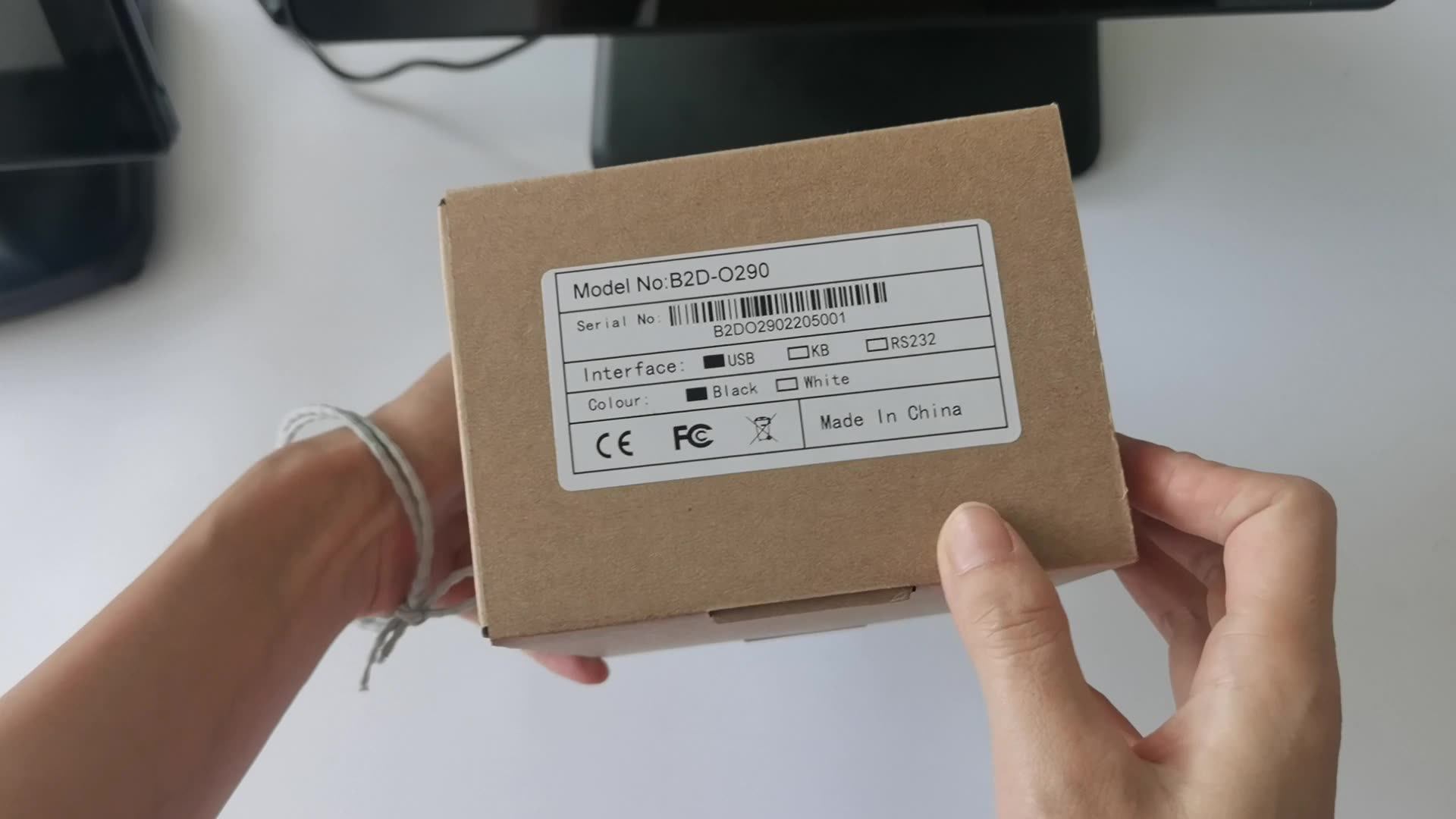 1d 2d Omnidirectional Usb Rugged Barcode Scanner Qr Code Desktop Bar Code Reader For Supermarket ...