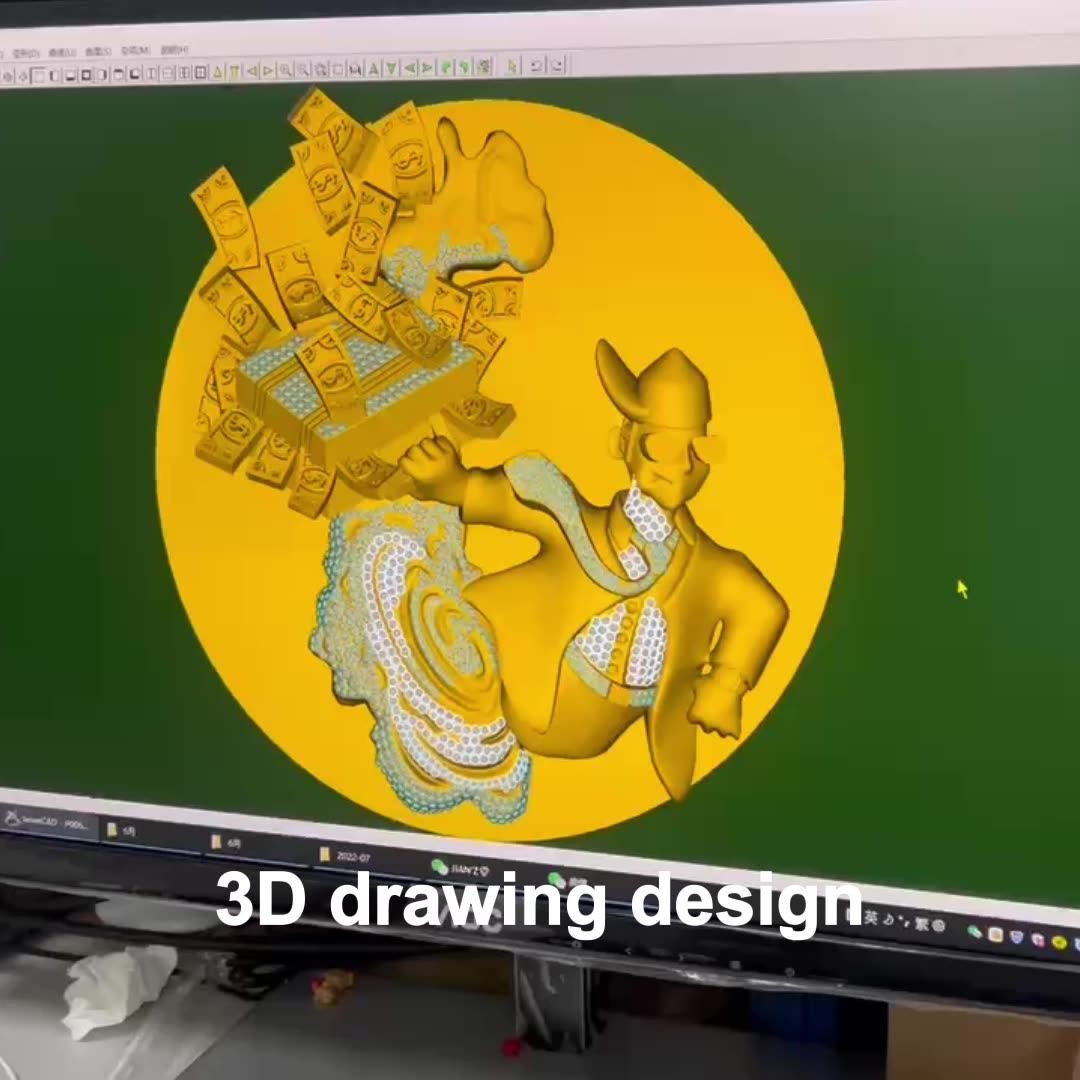 Custom Iced Out Moissanite Cartoon Pendant New Design Luxury 925 Silver ...