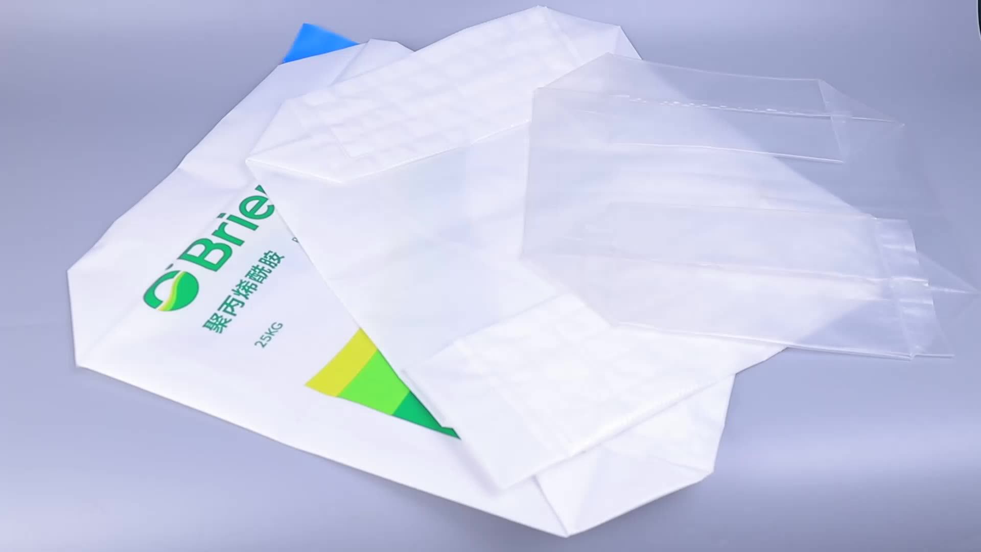 Transparent Custom Print 20kg 25kg Polyethylene Ldpe Valve Bags For ...