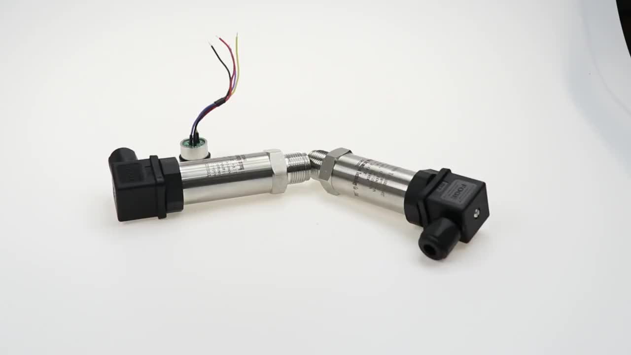 Pressure Transmitter Flush Diaphragm Pressure Sensor 30 Bar Flat Film Water Air Miniature 4-20ma ...