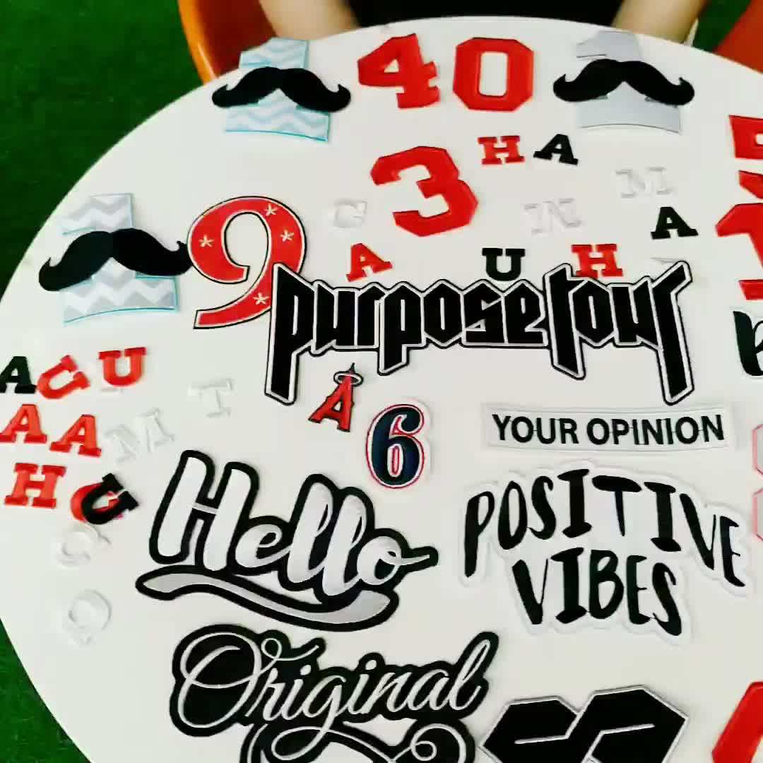 Custom Iron On Embroidery Hot-cut Border White Red Sorority Patches ...