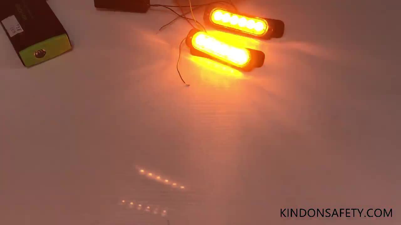 Ece R65 R10 Sae J595 Sae W-1 Approved Ultra Slim Red Blue Amber White ...