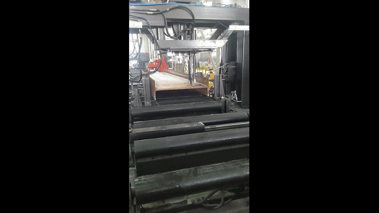 Cnc H Beam Cutting Drilling Production Line For Steel Structure Cnc ...