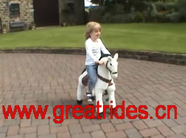 Great Cheap Kids Plush Toy Pony Ride Walking Mechanical Horse On Rides ...