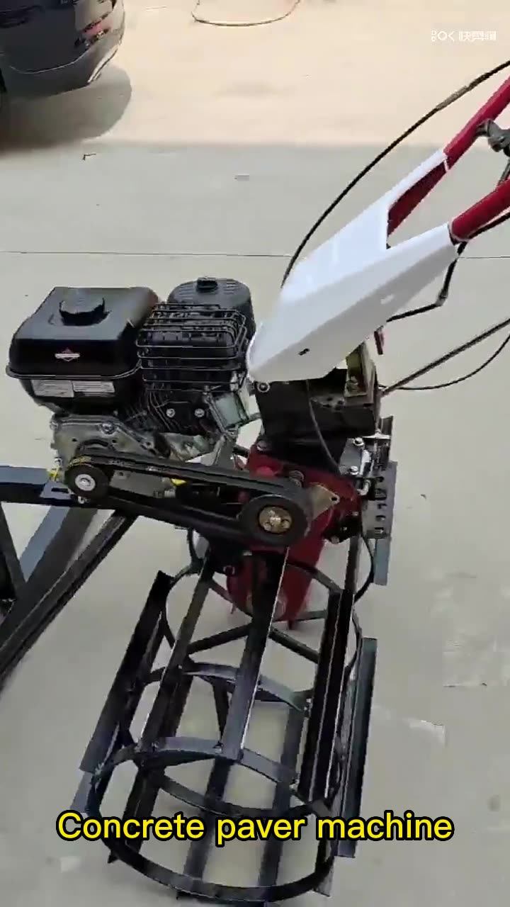 Hot Sale Hand Pushed Concrete Gear Paver Road Surface Quick Paving Dust ...